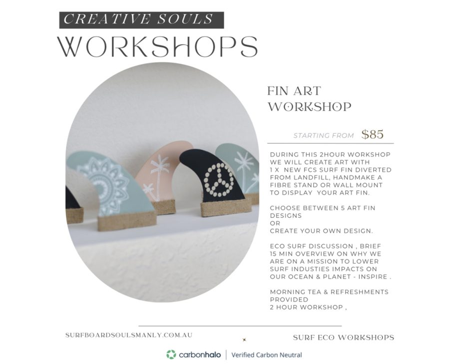Fin Art, Eco Surf Art Workshop – Fin Art x 1, including Handmade Fibre ...